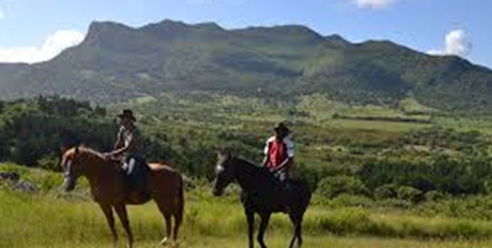 Horse riding at Le Morne